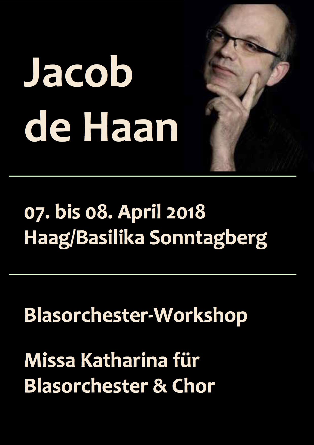 Workshop und Konzert mit Jacob de Haan in Haag/Niederösterreich – Blasmusik
